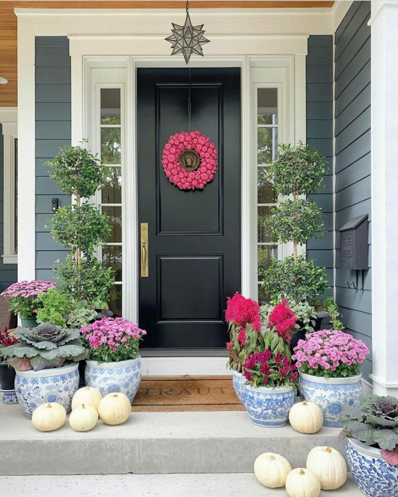 EASY & Colorful Fall Front Porch Decor | OBLIQUE NEW YORK